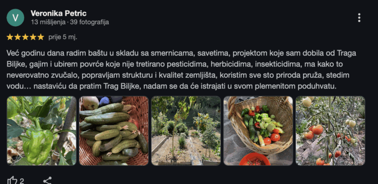Trag Biljke Učionica - Trag Biljke